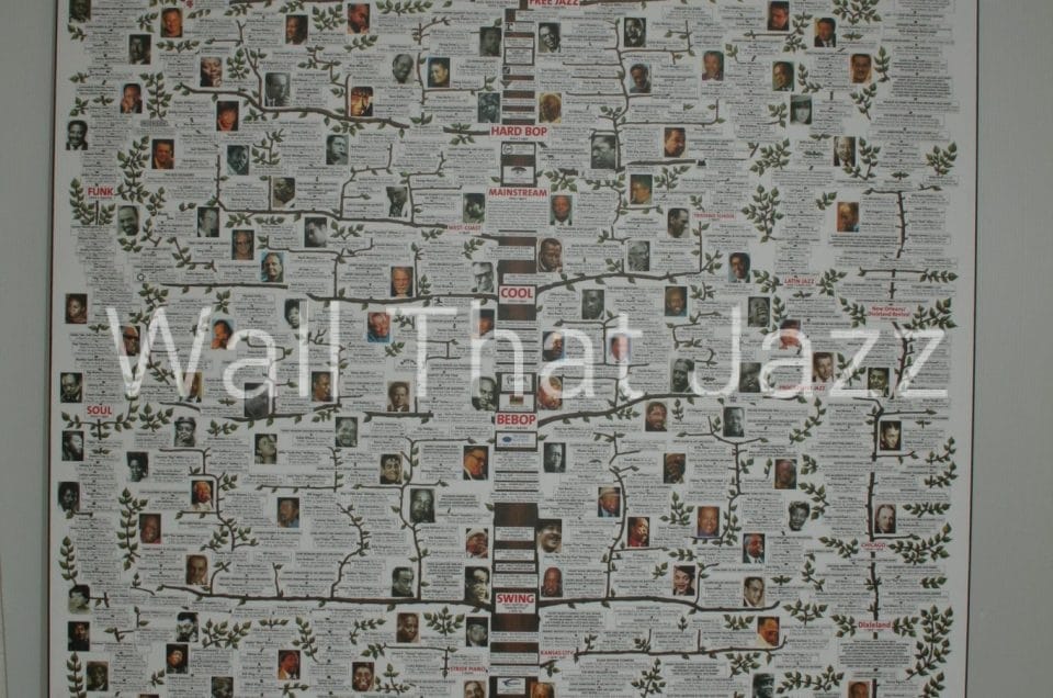 Jazz tree poster jazz story USA poster music poster