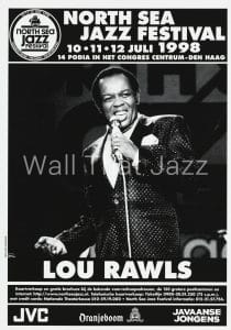 North sea jazz Artist poster 1998 lou rawls